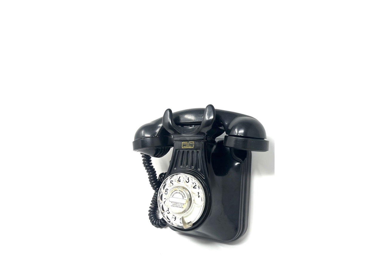 Teléfono pared años 50 Standard eléctrica 5522-E